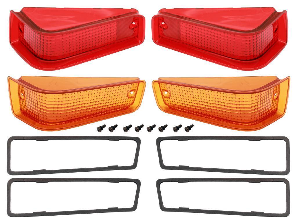 Ford Rear Indicator & Tail Light Lens Kit XY All - Classic Muscle Car ...