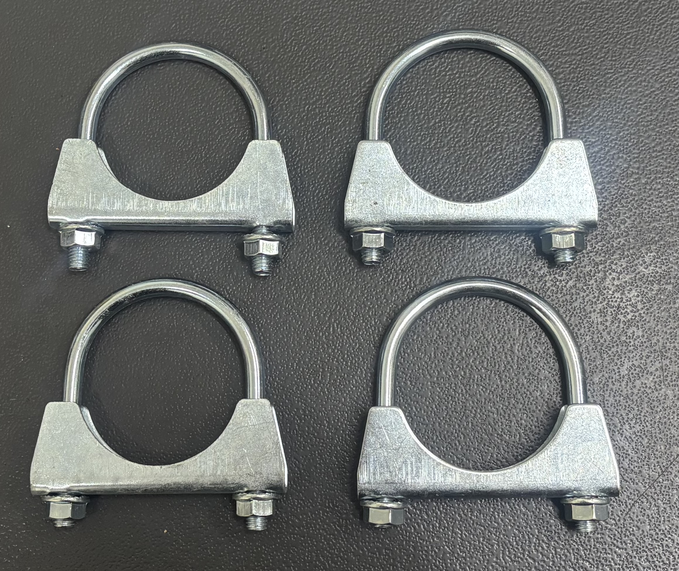 EXHAUST MUFFLER HANGER CLAMPS 58MM (2 1/4") X4 - Classic Muscle Car ...