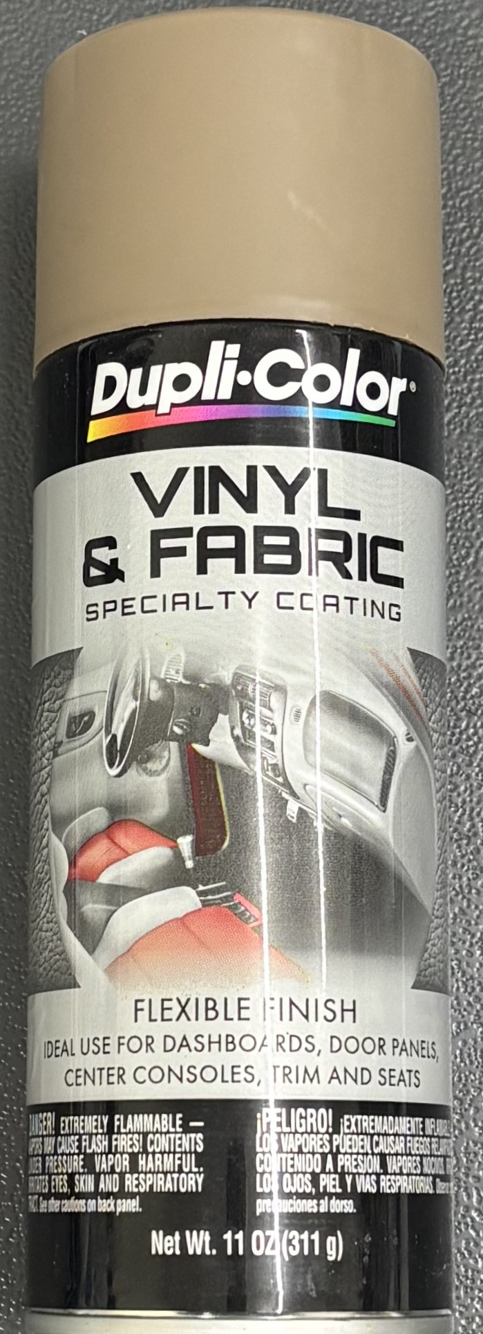 DUPLI-COLOR VINYL & FABRIC MEDIUM BEIGE SPRAY CAN - Classic Muscle Car ...